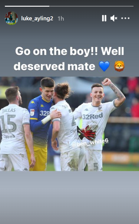 Leeds' Kalvin Phillips, Luke Ayling and Tyler Roberts react to big Ben ...