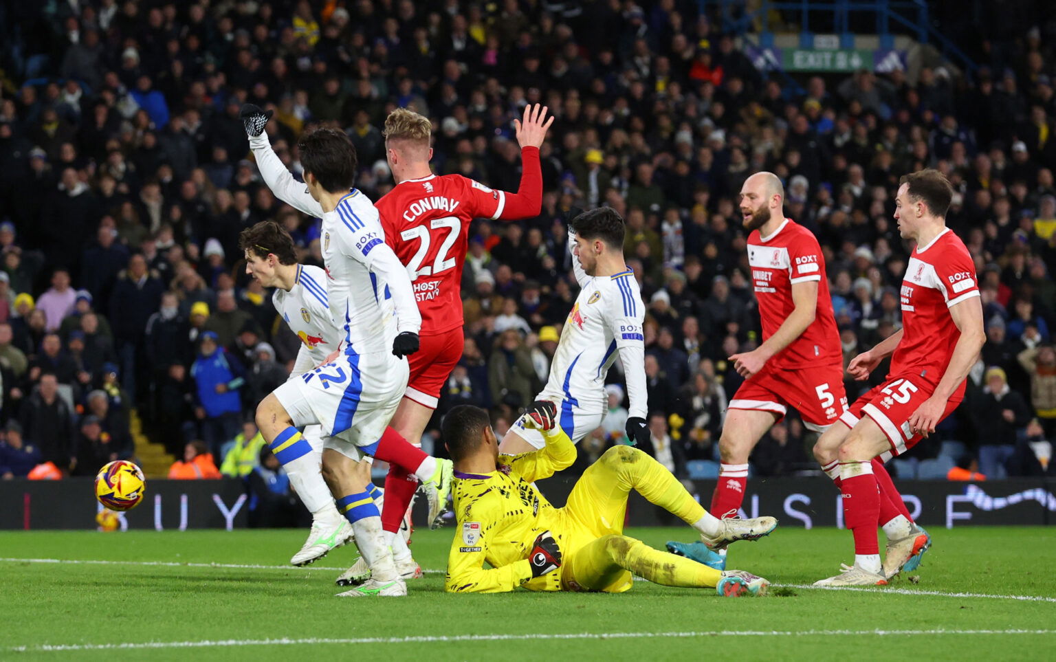 Sky Sports commentator blown away by "scary" Leeds United moment v Boro ...