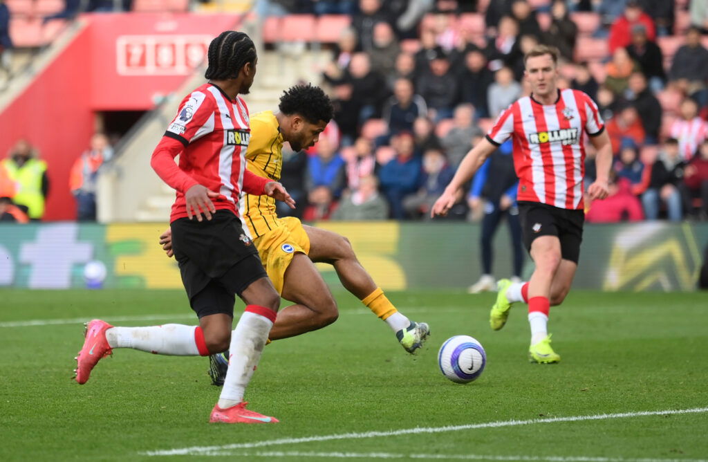 Image: Rutter does ‘Leeds salute’ v Southampton