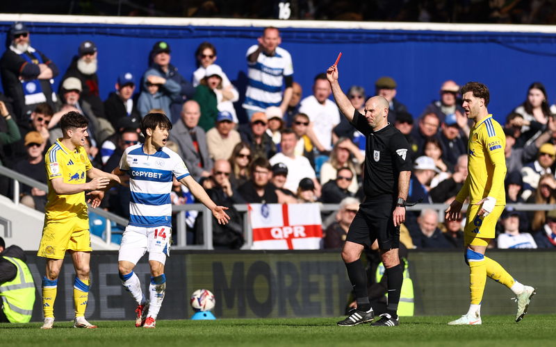 Chris Foy gives QPR v Leeds red card verdict