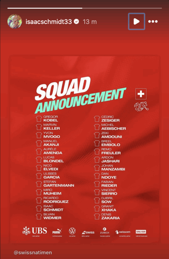 Leeds United News: Isaac Schmidt called up to Switzerland squad - LeedsAllOver