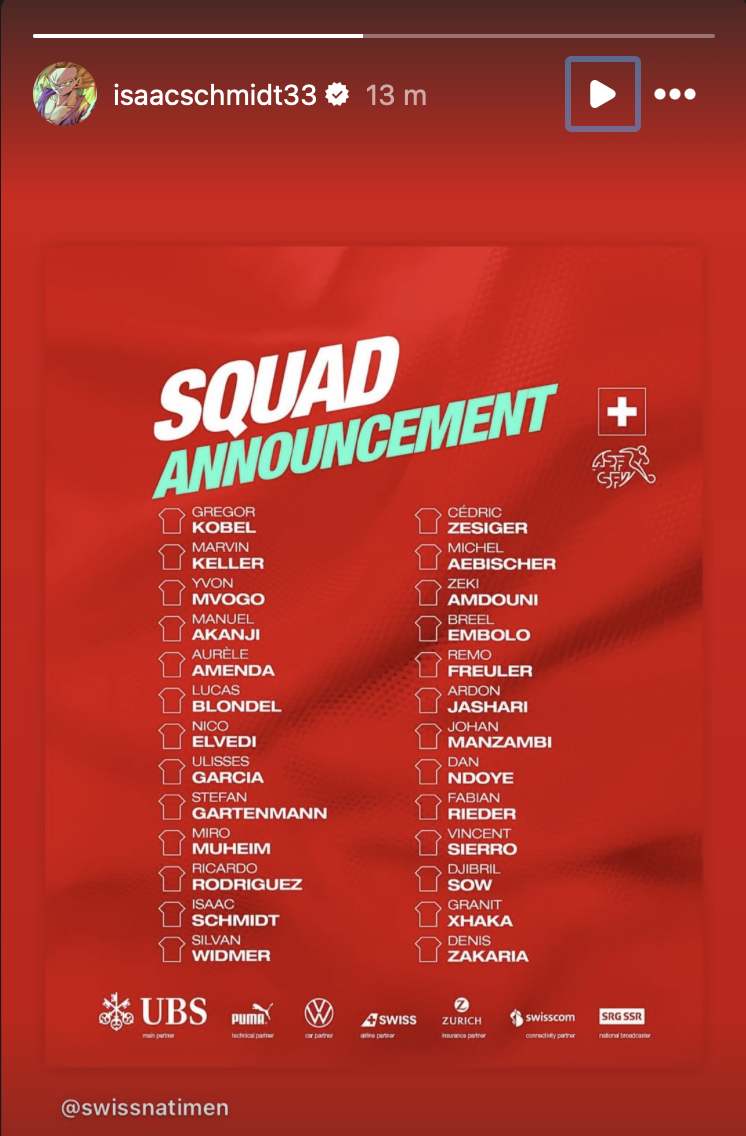 Leeds United News: Isaac Schmidt called up to Switzerland squad