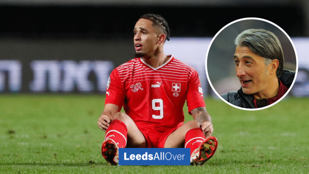 Switzerland boss Murat Yakin speaks on Noah Okafor's Leeds form