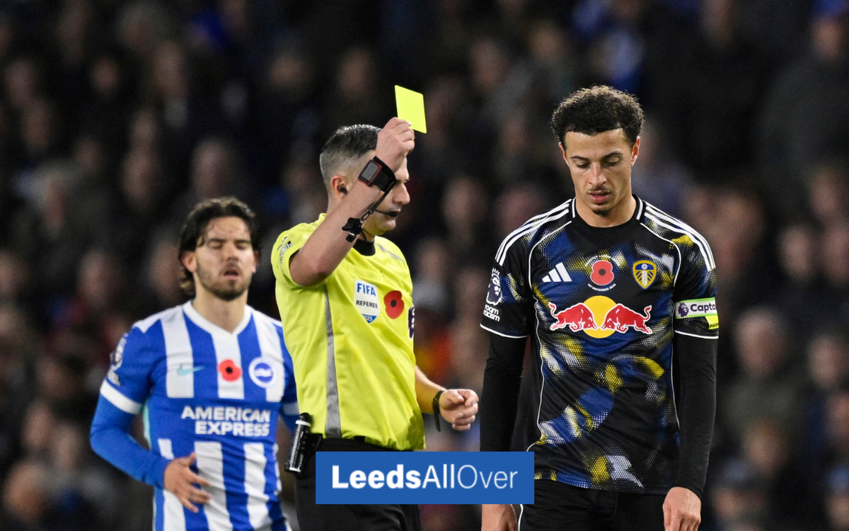 Premier League bookings: Leeds' Ethan Ampadu one from ban