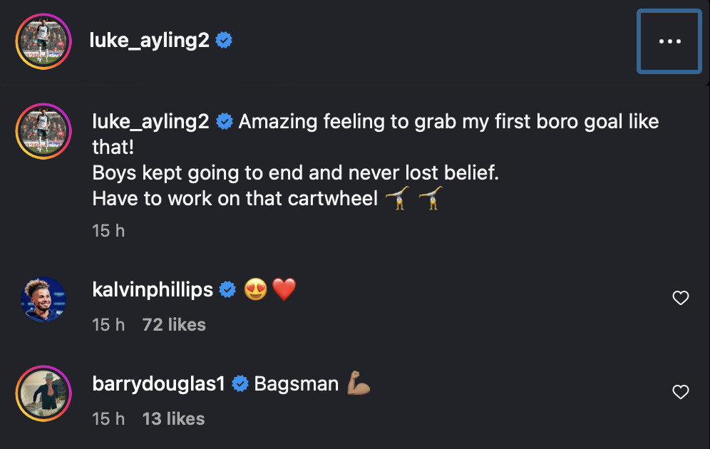 Luke Ayling recreates iconic Leeds United moment for 'Boro