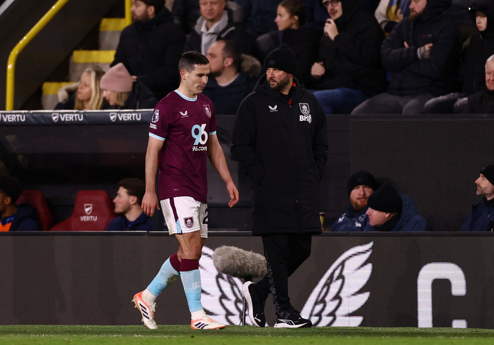 Burley suffer huge Josh Cullen ACL blow as Leeds United watch on