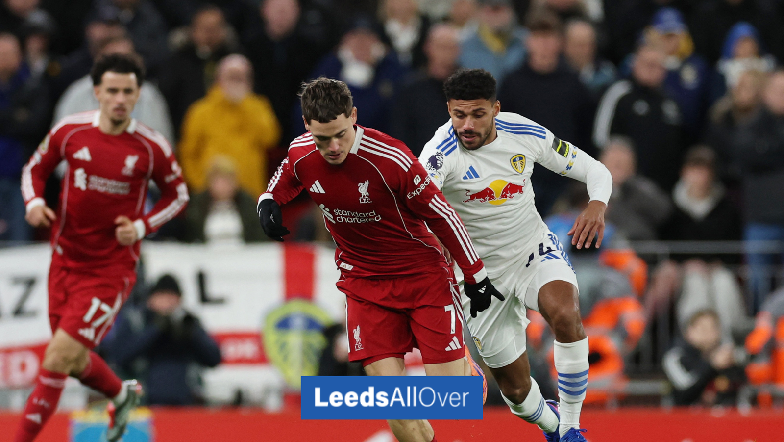 James Justin stars in immaculate Leeds United display v Liverpool