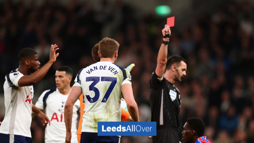 Leeds United's rival Spurs hit with Micky van de Ven red card blow