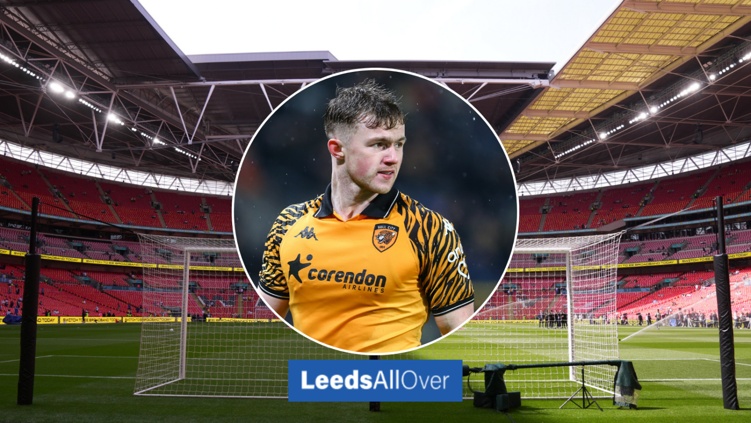 Championship playoff final: Leeds United watch on for Joe Gelhardt